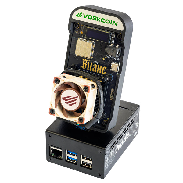 Bitaxe Gamma Node 1.1 TH/s - Built on Raspberry Pi 5 – Power Mining