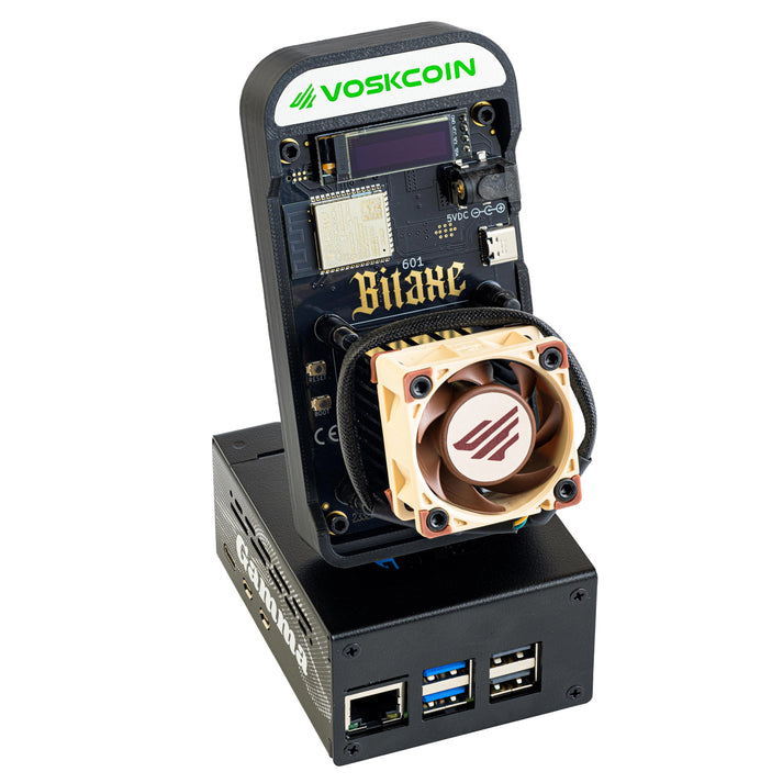 Bitaxe Gamma Node 1.1 TH/s - Built on Raspberry Pi 5 – Power Mining